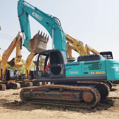 China Sk350 Used Kobelco Excavators Heavy Backhoe Equipment 35T for sale