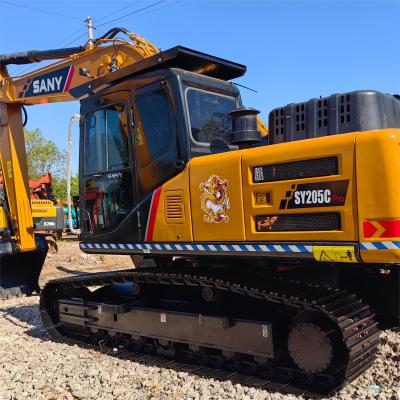 China 118kw Used Hydraulic Sany 205 Excavator Crawler 20 Ton for sale