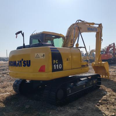 China 11T Used Komatsu PC110-7 Excavators Construction Earthwork Machinery Digger for sale