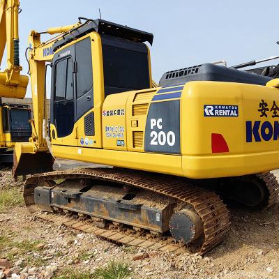 China Used Hydraulic Excavator Komatsu PC200-8 Heavy Duty Machinery 20 Ton for sale