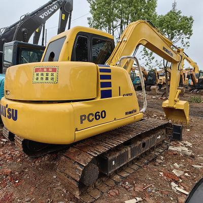 China Secondhand Komatsu Crawler Excavator PC60-7 6T Heavy Machinery Original Japan for sale