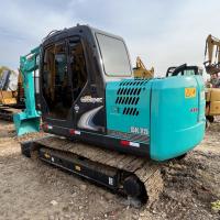 China Hydraulic Crawler Type SK75 7 Ton Used Kobelco Excavator for sale