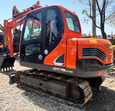 China Second Hand Doosan DX75 Excavator 7 Ton Machine Digger for sale