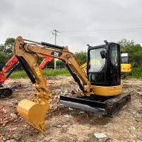 China Mini Caterpillar 303.5 Used CAT 23.6KW Excavators Engineering Track Diggers 5 Ton for sale