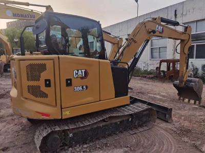 China Second Hand 6Ton Blade Backhoe Digger Cat 306.5 Used Construction Equipment Excavator for sale