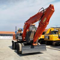 China New Arrive Used Doosan Zx130W Wheel Excavator 0.6 M³ Bucket Capacity Secondhand Digger for sale