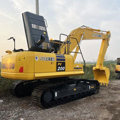 China 20Ton Used Komatsu PC200 Excavator Reliable Affordable Heavy Equipment Digger for sale