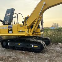 China 20Ton Used Komatsu PC200 Excavator Reliable Affordable Heavy Equipment Digger for sale