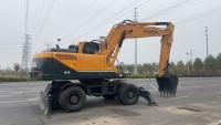 China New Arrival Hydundai 210w-9 Wheel Excavator 20 Ton Second Hand Hyundai Wheel Digger for sale
