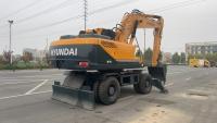 China New Arrival Hydundai 210w-9 Wheel Excavator 20 Ton Second Hand Hyundai Wheel Digger for sale