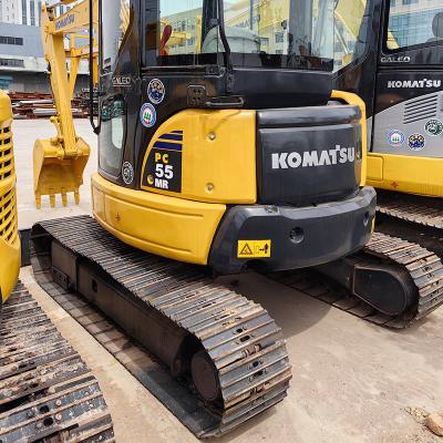 China Japan Original 5ton Small Used Machinery Pc55 Komatsu Imported Mini Excavators for sale