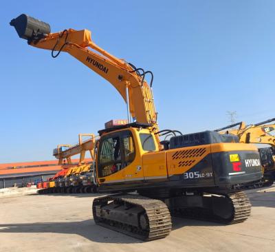 China 2023 Year Hyundai 305 Hydraulic Crawler 30 Ton Excavator Secondhand Construction Machinery for sale