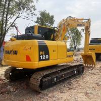 China Used Komatsu PC120 Crawler Backhoe Excavators 12Ton Construction Large Machinery Digger for sale