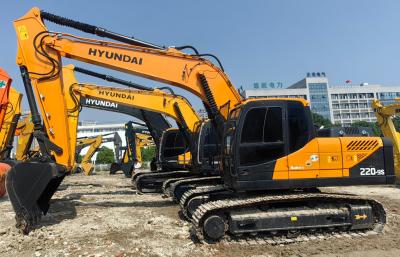 China 22T Used Hyundai 220 Crawler Excavator 1 M3 Bucket Capacity Secondhand Backhoe Digger for sale
