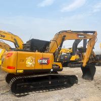 China Original Brand Sany 135c Used Excavator 13 Ton Earth Moving Machine With 0.6 M³ Capacity for sale