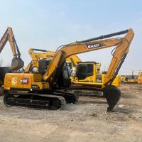 China Original Brand Sany 135c Used Excavator 13 Ton Earth Moving Machine With 0.6 M³ Capacity for sale