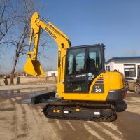 China 5ton Small Used Komatsu Excavators PC56 Original Affordable Efficient Mini Digger for sale