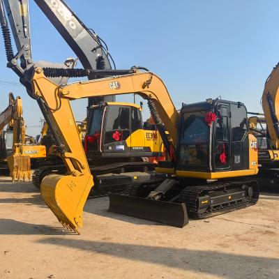 China 7Ton Mini Used Cat 307E Small Excavators Equipment Machinery With Blade Backhoe for sale