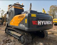 China 22 Ton Korea Brand Used Hyundai 220 Construction Heavy Excavator for Enginner for sale