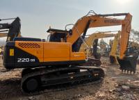 China 22 Ton Korea Brand Used Hyundai 220 Construction Heavy Excavator for Enginner for sale