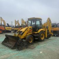 China 7 Ton Used JCB 3CX Backhoe Loader Wheel Type Secondhand Earth Moving Machine for sale
