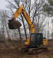 China Original Brand Hyundai 150 Used Crawler Excavator 15 Ton Secondhand Middle Digger in Stock for sale