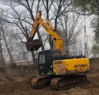 China Original Brand Hyundai 150 Used Crawler Excavator 15 Ton Secondhand Middle Digger in Stock for sale