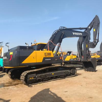 China 2024year Used Volvo EC300D Excavators 30 Ton 100% Original Hydraulic Backhoe Digger for sale