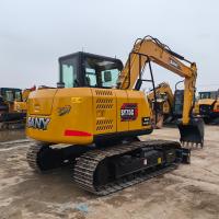 China Small Used Excavators 7 Ton Hydrauli Crawler Sany 75 with 0.3 m³ Bucket Capacity for sale