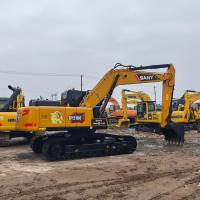 China Original Sany SY215C Used Crawler  Excavator 21 Ton Secondhand Backhoe Digger for sale