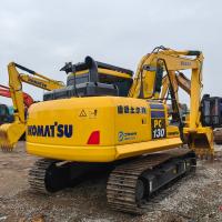 China Used Komatsu PC130 Crawler Excavators 13Ton Construction Large Digger Machinery for sale