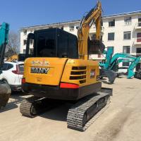 China 6 Ton Sany 60CPro Used Crawler Excavators Small Construction Equipment With 0.21m³ Bucket Capacity for sale