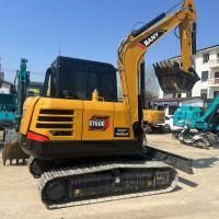 China 6 Ton Sany 60CPro Used Crawler Excavators Small Construction Equipment With 0.21m³ Bucket Capacity for sale