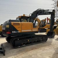 China Korea Brand Hyundai 150 Crawler Used medium Excavator 15 Ton Digger for Construction for sale