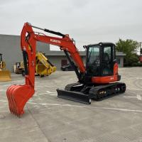 China Original Brand Kubota Used U55-4 Crawler 5 Ton Mini Backhoe Digger For Garden for sale