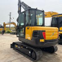 China 2024 Year Used Volvo 60 Excavators EC60C Original Second Hand Small Crawler 6ton for sale