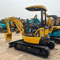 China 3TON Used Mini Komatsu Pc30 Excavator Secondhand Digger Compact Crawler for sale