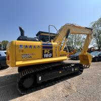 China Secondhand Construction Equipment Digger Komatsu Pc160-7 Excavator for sale
