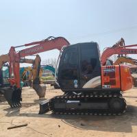 China Good Condition Used Hitachi ZX70 Mini Excavator 7 Ton Machine With Rubber Block for sale