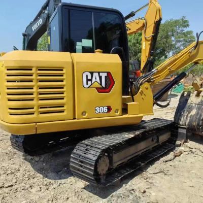 China Original Brand 6 Ton Mini Excavators CAT306 Crawler Backhoe Secondhand Earth Moving Machine for sale