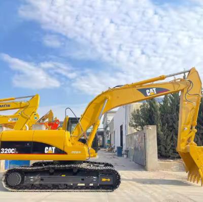 China Original Brand Used Cat 320C Crawler  Medium Excavators 20T Secondhand Digger for sale