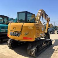 China 7ton Used Excavators Sany Sy75 Crawler Digger With Blade And EPA for sale