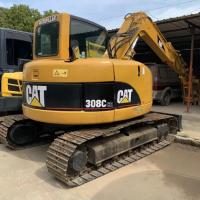 China Japan Used EXcavator Mini Excavators CAT 308CCR 8TON Second Hand for sale