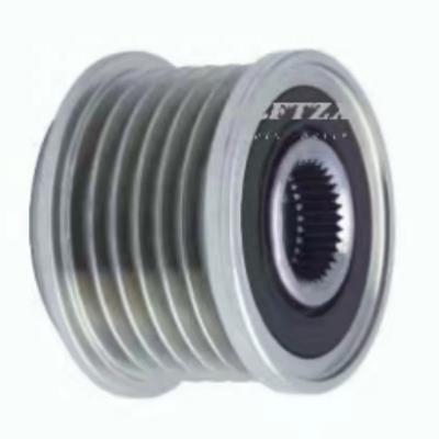 China Generator Clutch Pulley 535001610 F-229363 F-559585 55mm 6 Groove for Mercedes-Benz C200 E220 CDI for sale