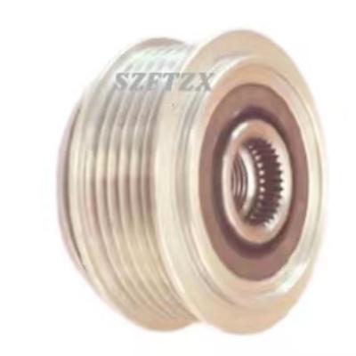China Alternator Clutch Pulley F-556311 535020710 6 Groove 65.3mm OD for Audi A4 A5 Q5 3.0TFSI 3.2 for sale