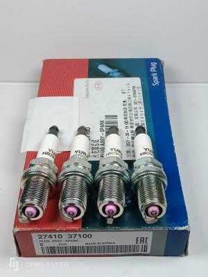 China Genuine OEM 2741037100 Iridium Spark Plug 6Pcs Set for Hyundai Santa Fe 2.7L 3.5L for sale