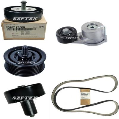 China Hyundai Kia Belt Tensioner Kit 252812F000 2528727060 5PCS D4HB D4HA Engine for sale