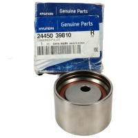 China Genuine OEM 24450-39810 Timing Belt Tensioner Pulley for Hyundai Kia 2001-2009 for sale