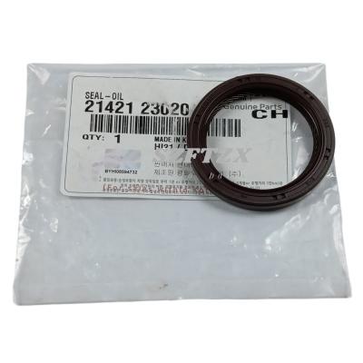 China Genuine 2142123020 Engine Front Crankshaft Oil Seal 21421-23020 for Hyundai Kia 2000-2017 for sale