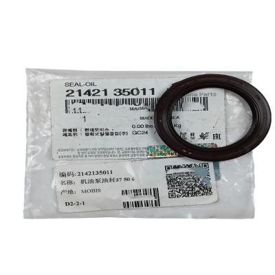 China Genuine OEM 2142135011 Engine Front Crankshaft Oil Seal for Hyundai KIA 2001-2010 for sale